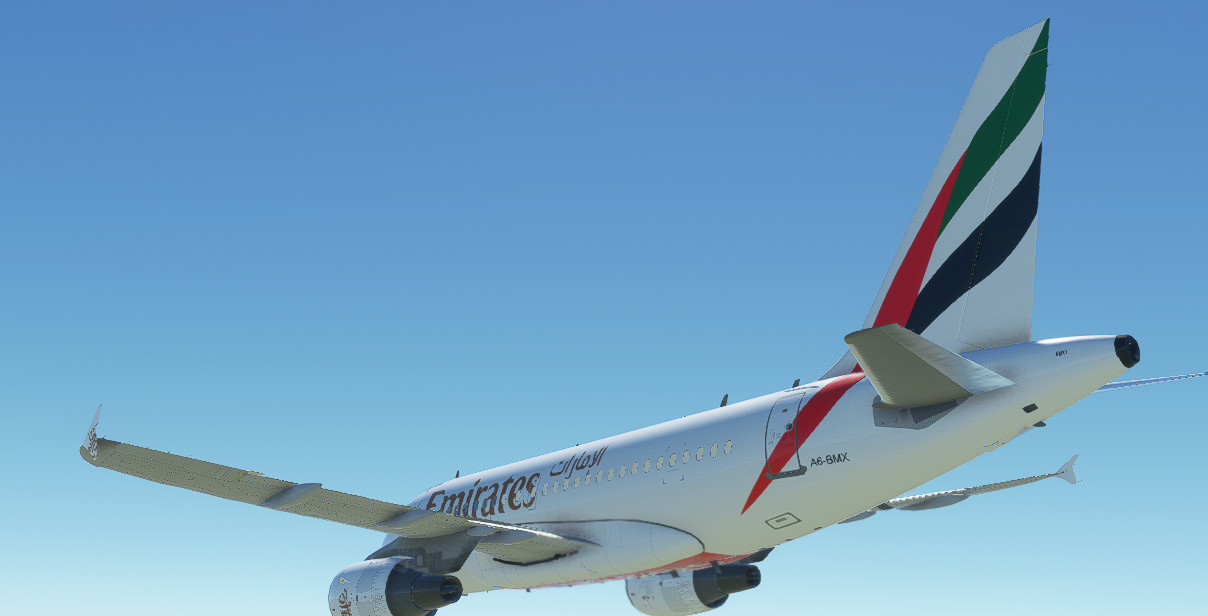 EMIRATES A318-100 对于 Microsoft Flight Simulator | MSFS