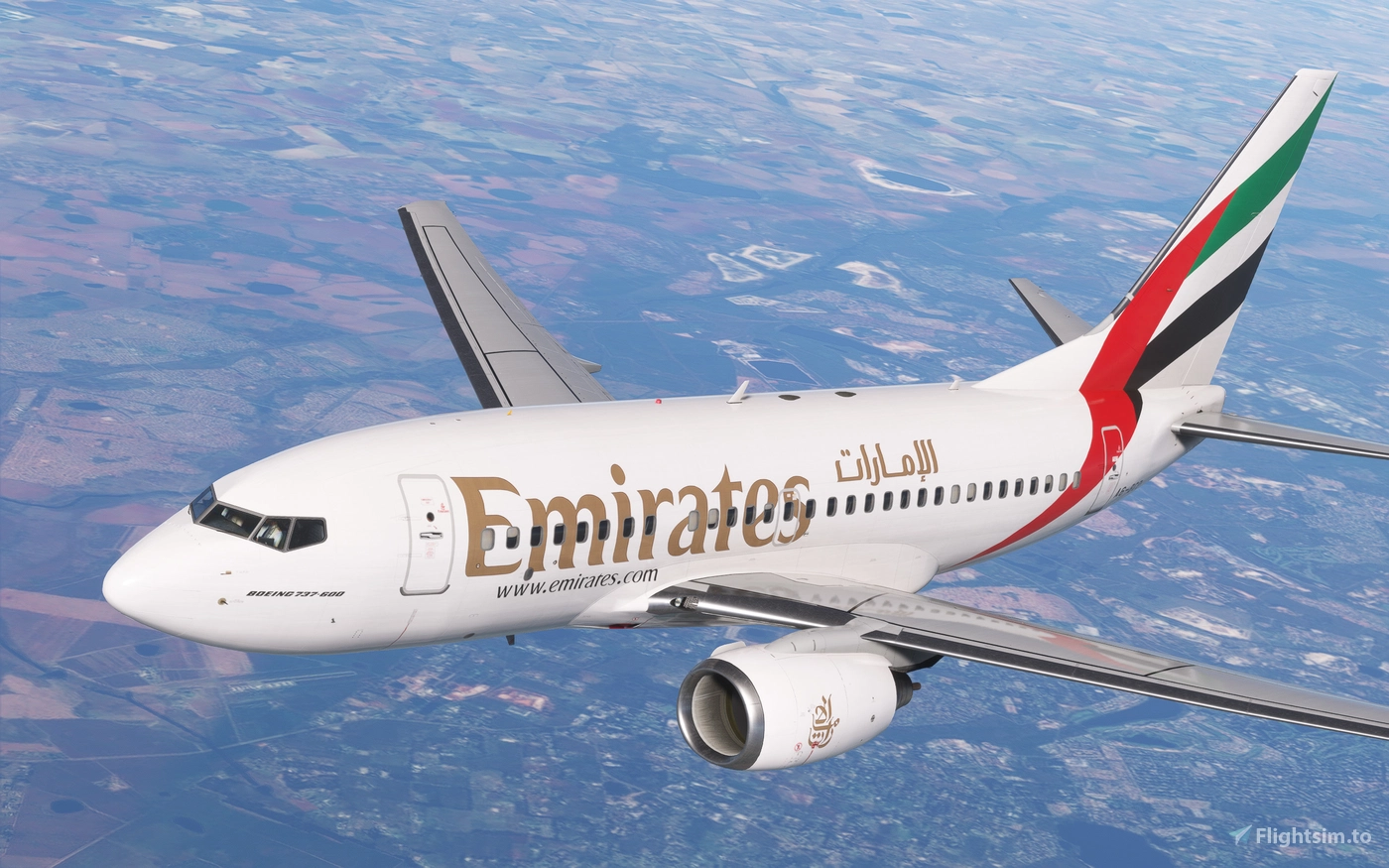 Emirates Boeing 737-600 PMDG A6-BCD Fictional for Microsoft Flight ...
