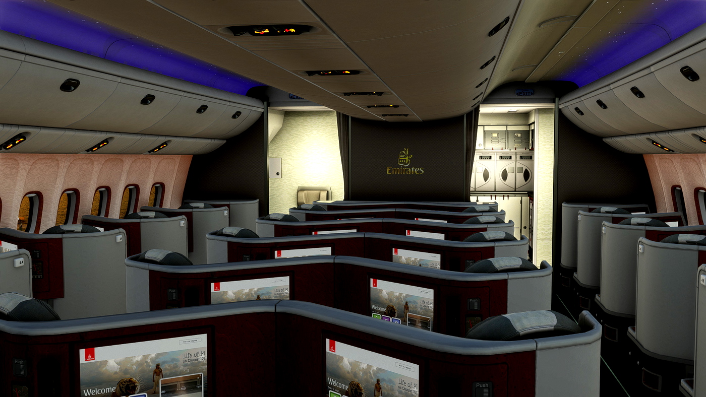 Threads - Emirates [Main Pack] w/Cabin PMDG B777-300ER for Microsoft ...