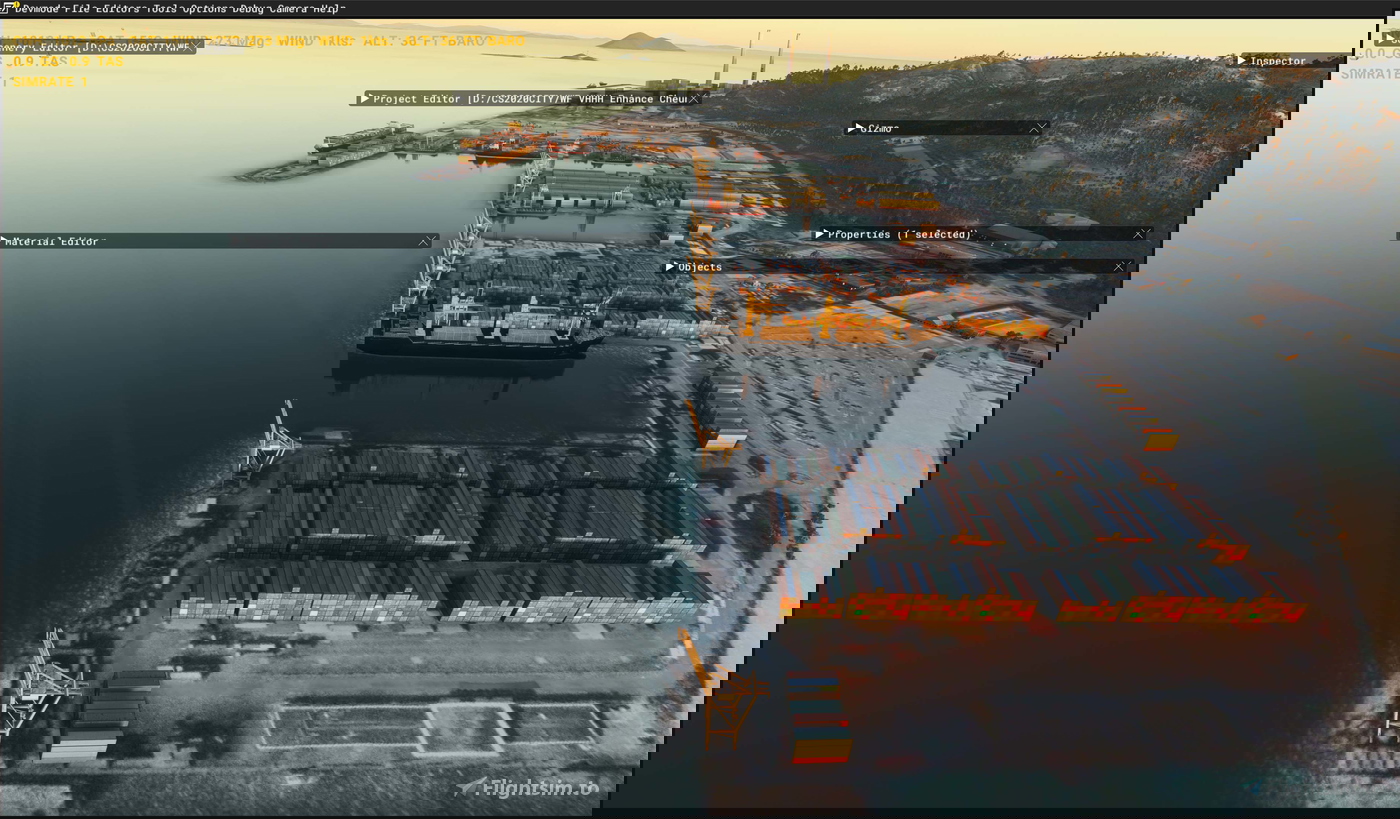 Enhanced WF Hong Kong Airport VHHH And Samscene3d Hong Kong ground ...