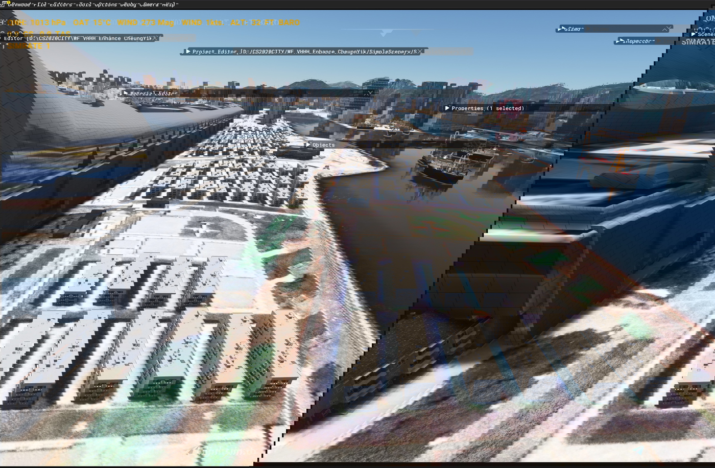 Enhanced WF Hong Kong Airport VHHH And Samscene3d Hong Kong ground ...