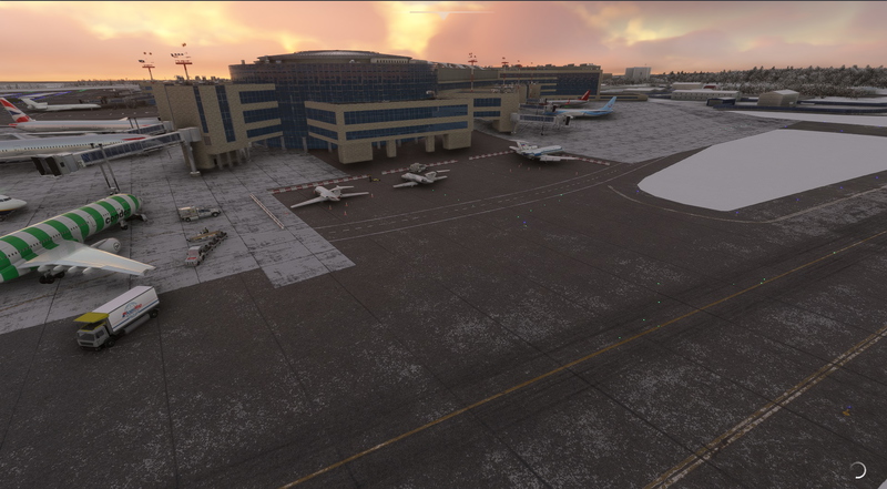 Enhancement pack for Digital Design's Domodedovo (UUDD) for Microsoft ...