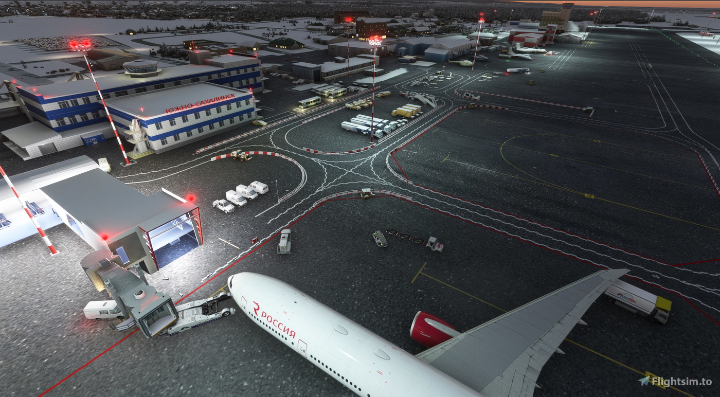 Enhancement pack for DV Scenarios' Yuzhno-Sakhalinsk Airport (UHSS) для ...