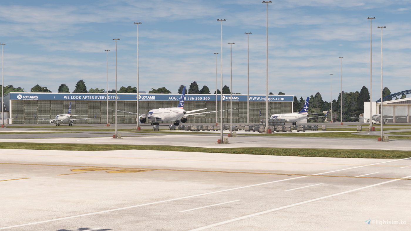 EPWA Warsaw FSLTL Static Aircraft for Microsoft Flight Simulator | MSFS