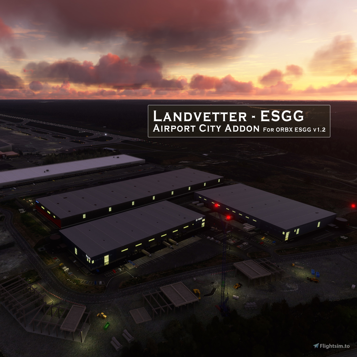 ESGG v1.2 (ORBX) Airport City Addon for Microsoft Flight Simulator | MSFS