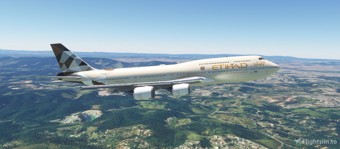 ETIHAD 747-8 Livery mod by Marcioart121BR SALTY pour Microsoft Flight ...
