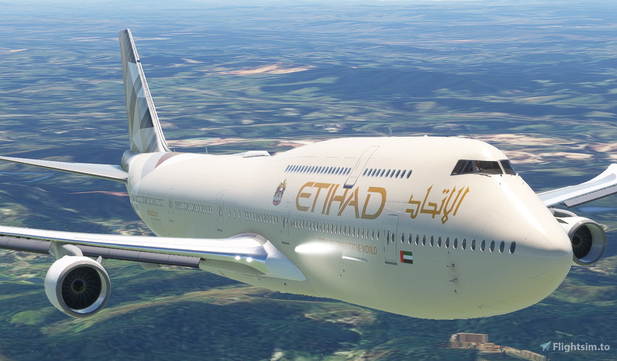 ETIHAD 747-8 Livery mod by Marcioart121BR SALTY for Microsoft Flight ...