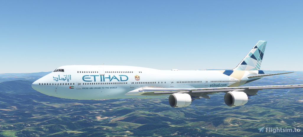 ETIHAD 747-8 Livery mod by Marcioart121BR SALTY for Microsoft Flight ...