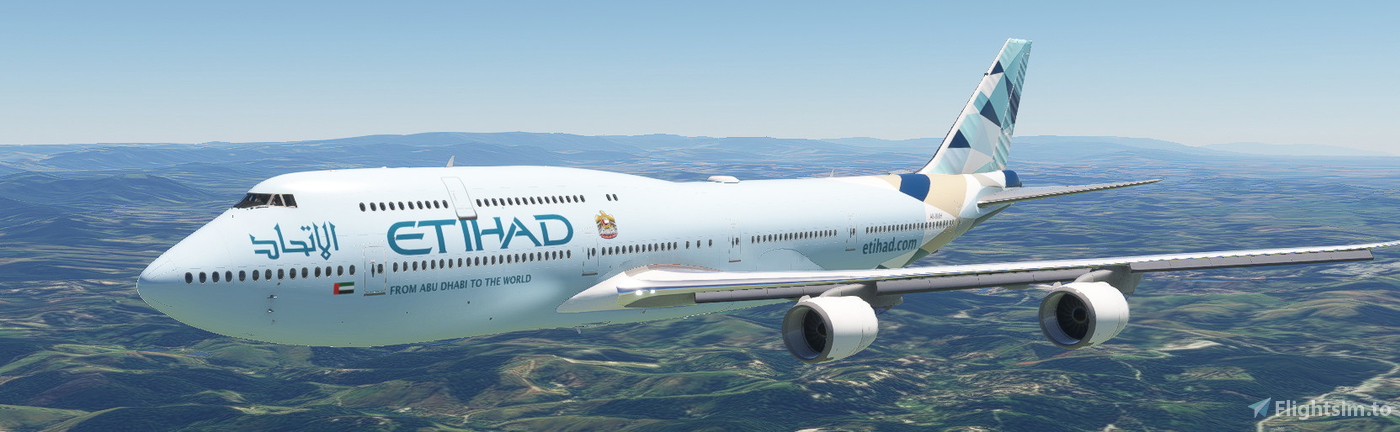 ETIHAD 747-8 Livery mod by Marcioart121BR SALTY for Microsoft Flight ...