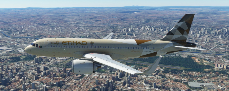 ETIHAD A320NEO INIBUILDS for Microsoft Flight Simulator | MSFS