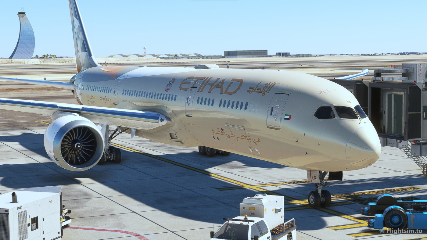 Etihad Airlines Pack | Horizon 787-9 for Microsoft Flight Simulator | MSFS
