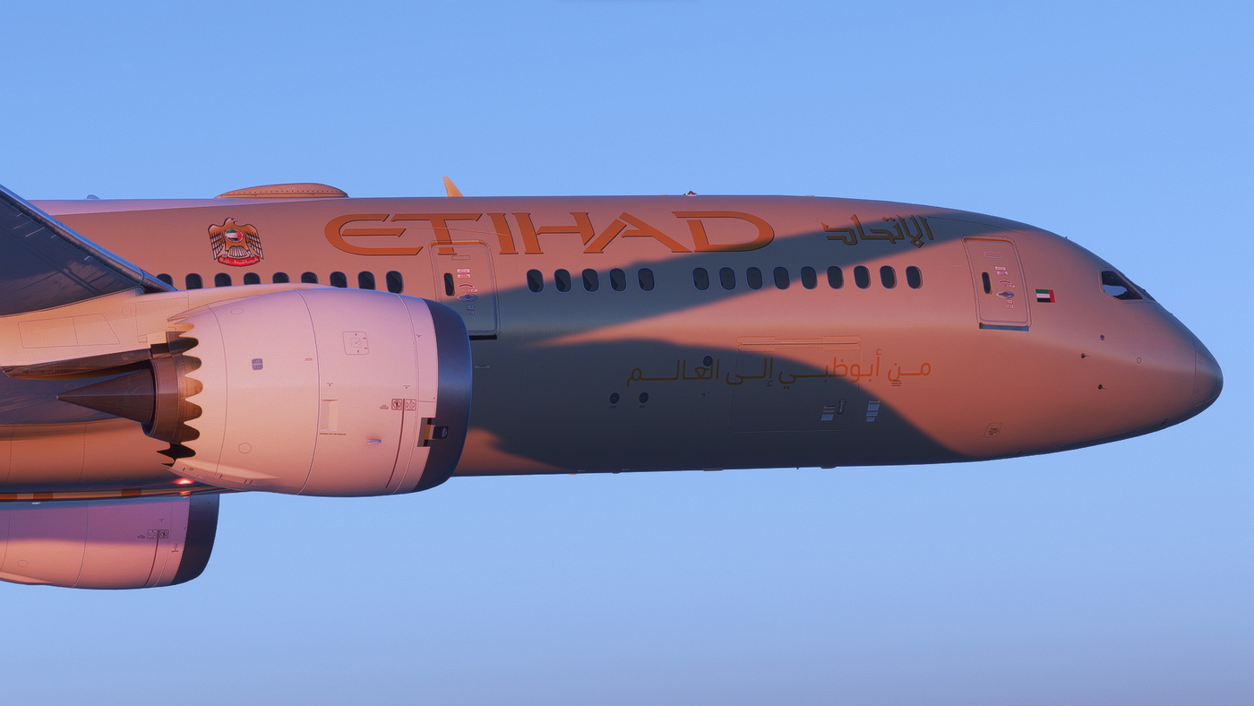 Etihad Airlines Pack | Horizon 787-9 for Microsoft Flight Simulator | MSFS