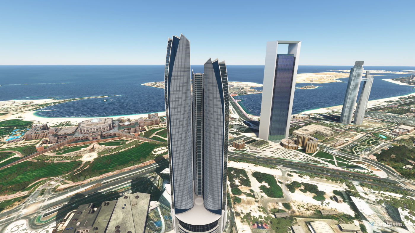 Etihad Towers for Microsoft Flight Simulator | MSFS