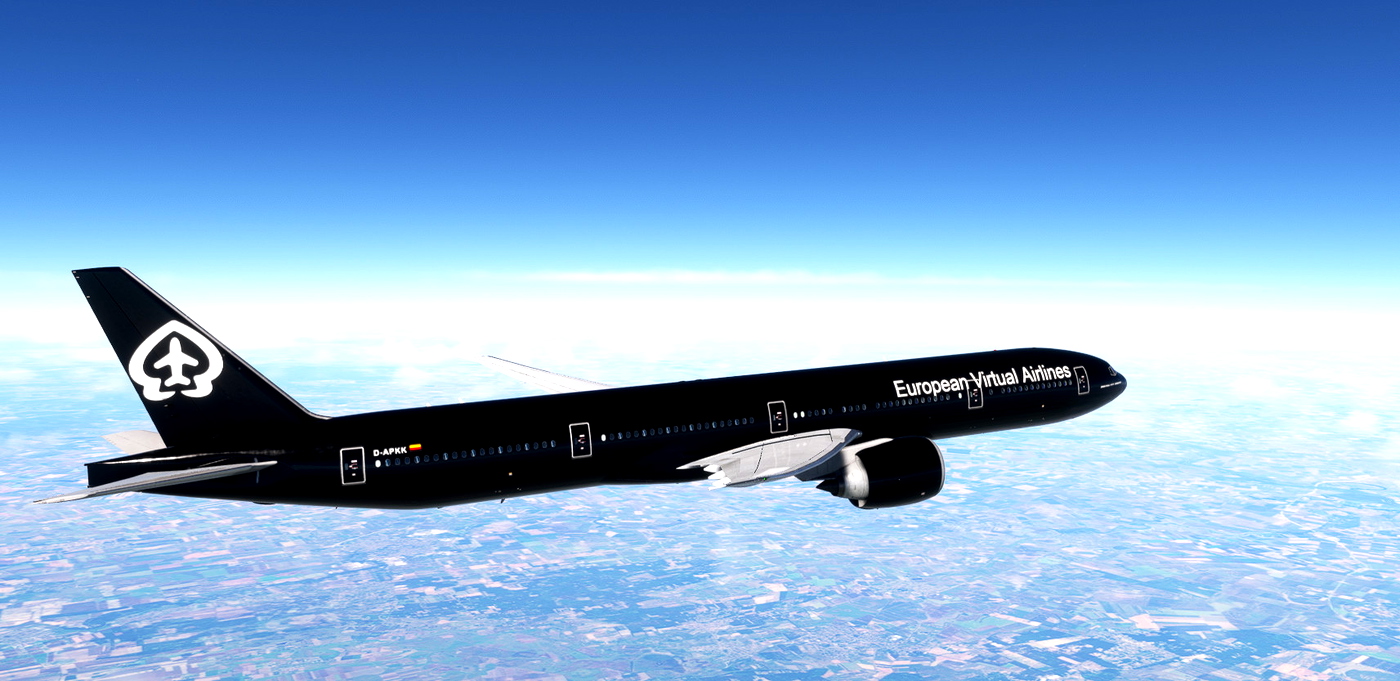 European Virtual Airlines (D-APKK) - PMDG 777-300ER for Microsoft ...