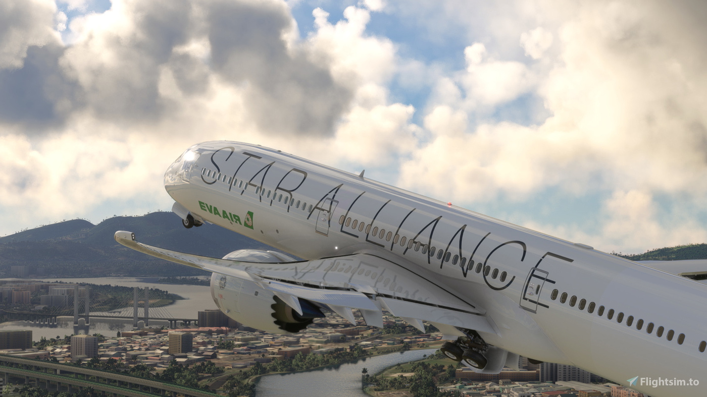 Eva Air 787-10 STAR ALLIANCE for Microsoft Flight Simulator | MSFS