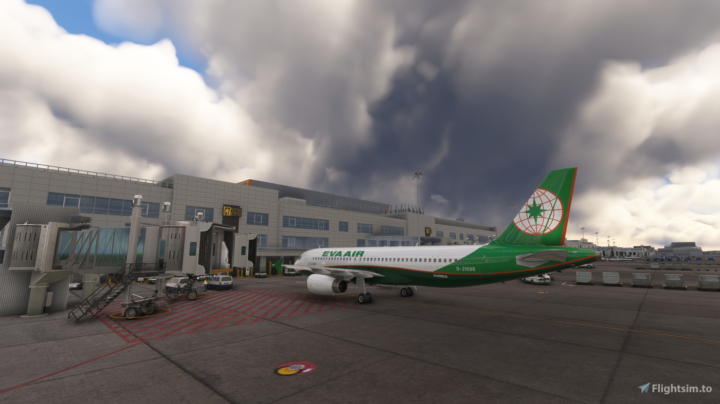 EVA AIR A320 B-21688 Livery For Fenix A320 B2 IAE [Fictional] for ...