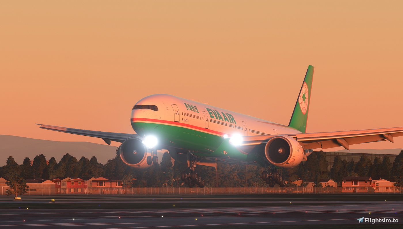 EVA AIR (B-16721) OLD for Microsoft Flight Simulator | MSFS