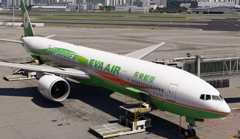 EVA Air B777-35E/ER - (B-16701) - 1st 777 [8K Tetxures] for Microsoft ...