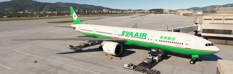 EVA Air B777-35E/ER - (B-16711) Old Livery [8K Textures] for Microsoft ...
