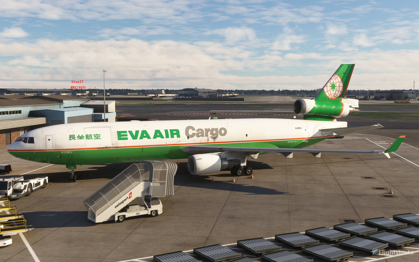 EVA air Cargo TFDI MD11 N105EV for Microsoft Flight Simulator | MSFS