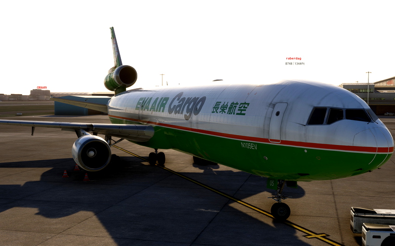 EVA air Cargo TFDI MD11 N105EV for Microsoft Flight Simulator | MSFS