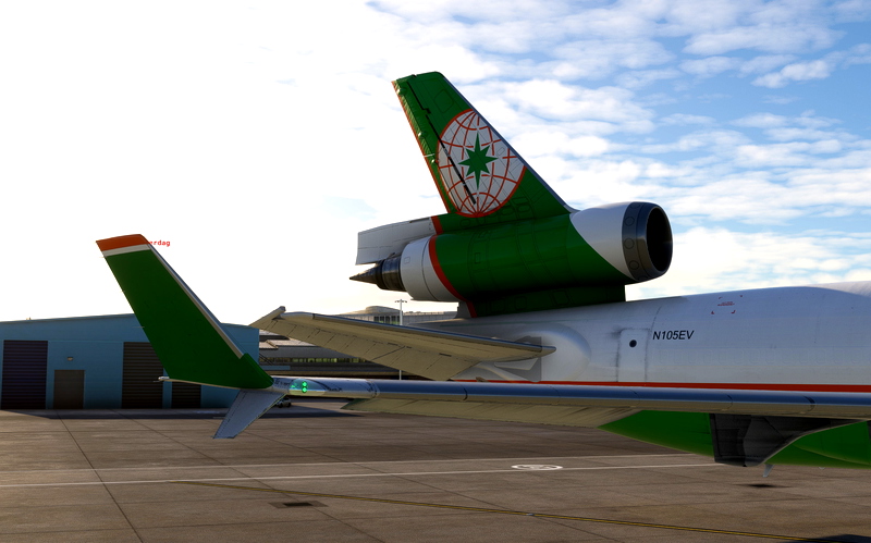 EVA air Cargo TFDI MD11 N105EV for Microsoft Flight Simulator | MSFS