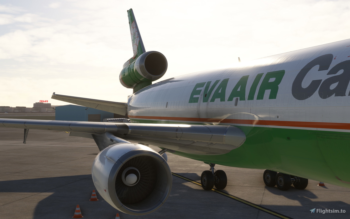 EVA air Cargo TFDI MD11 N105EV for Microsoft Flight Simulator | MSFS