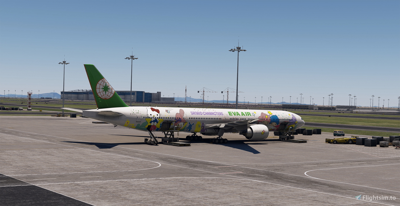 EVA Air "Hello Kitty - Shining Star" | B777-36NER | B-16722 for ...