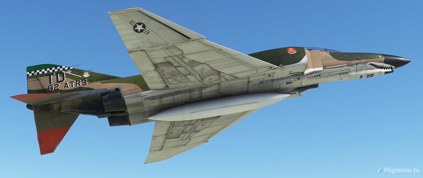 F-4E AF 74-1638 / 82nd Aerial Target Squadron pour Microsoft Flight ...