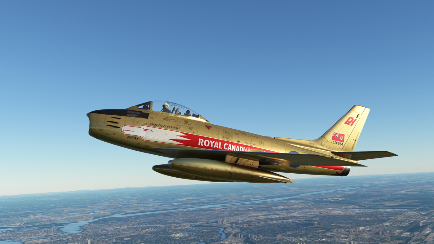 F-86 GOLDEN HAWKS for Microsoft Flight Simulator | MSFS