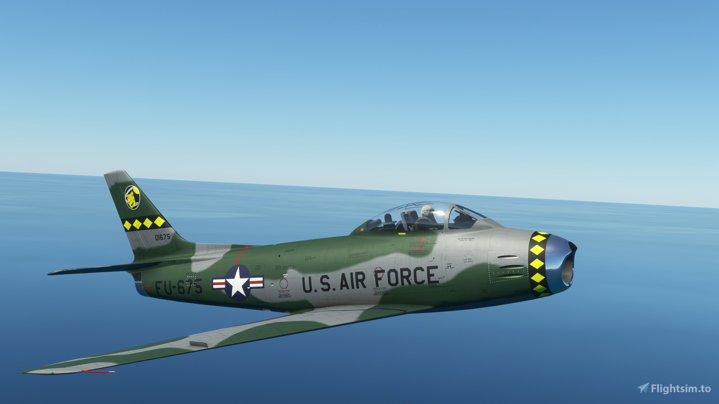 F-86 Sabre FU-675 for Microsoft Flight Simulator | MSFS