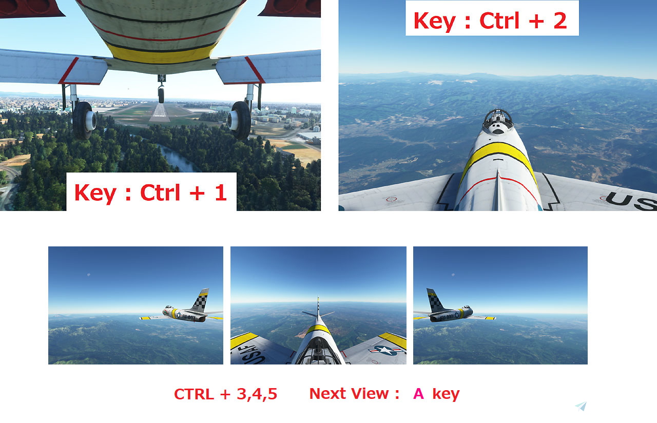 F-86 Sabre Aerobatic Flight model V2.7 / for F86 Milviz Conversion for ...