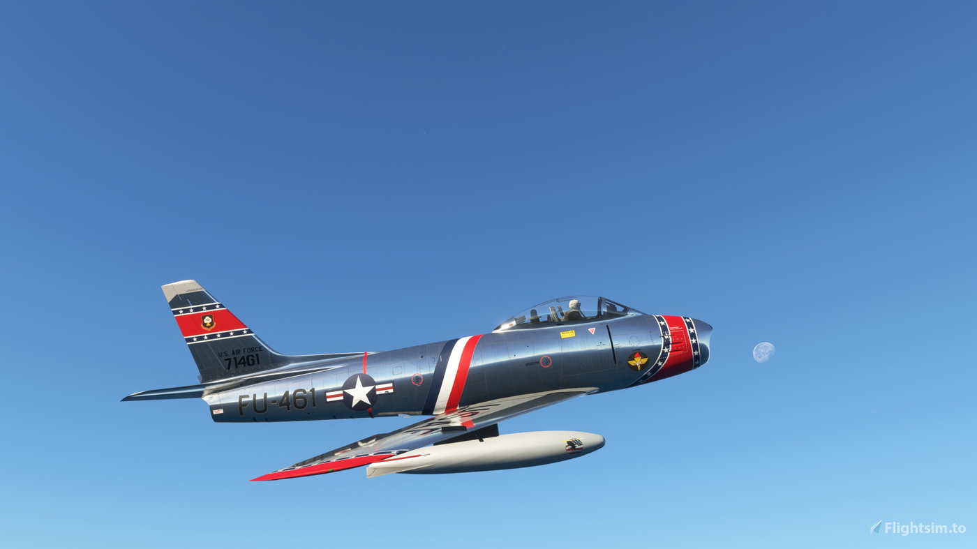 F-86 Sabre FU-461 for Microsoft Flight Simulator | MSFS