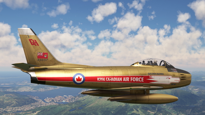 Milviz F-86 Sabre Liveries for Microsoft Flight Simulator | MSFS