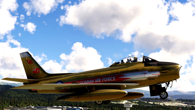 F-86 Sabre RCAF Golden Hawks for Microsoft Flight Simulator | MSFS