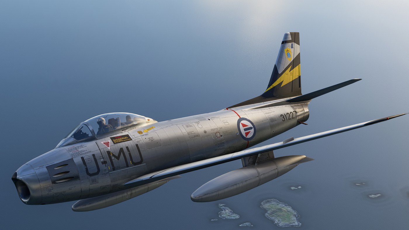 F-86 Sabre RNoAF MU-U for Microsoft Flight Simulator | MSFS