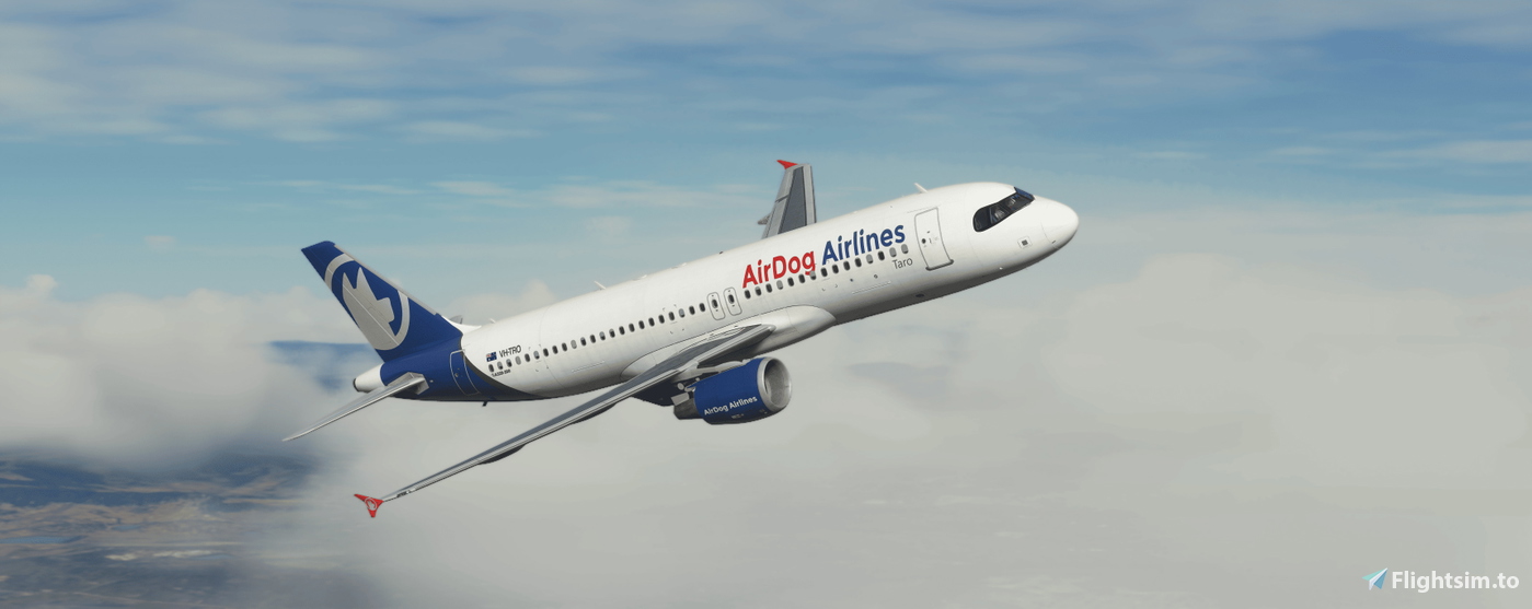 F-HGTF AirDog Airlines EU A320-200 (Fenix Sim) for Microsoft Flight ...