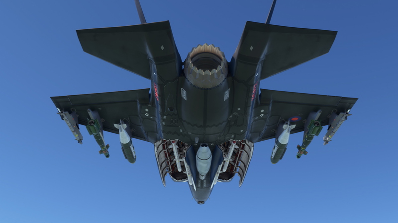 F35b "Aggressor" 100 Sqn RAF for Microsoft Flight Simulator | MSFS