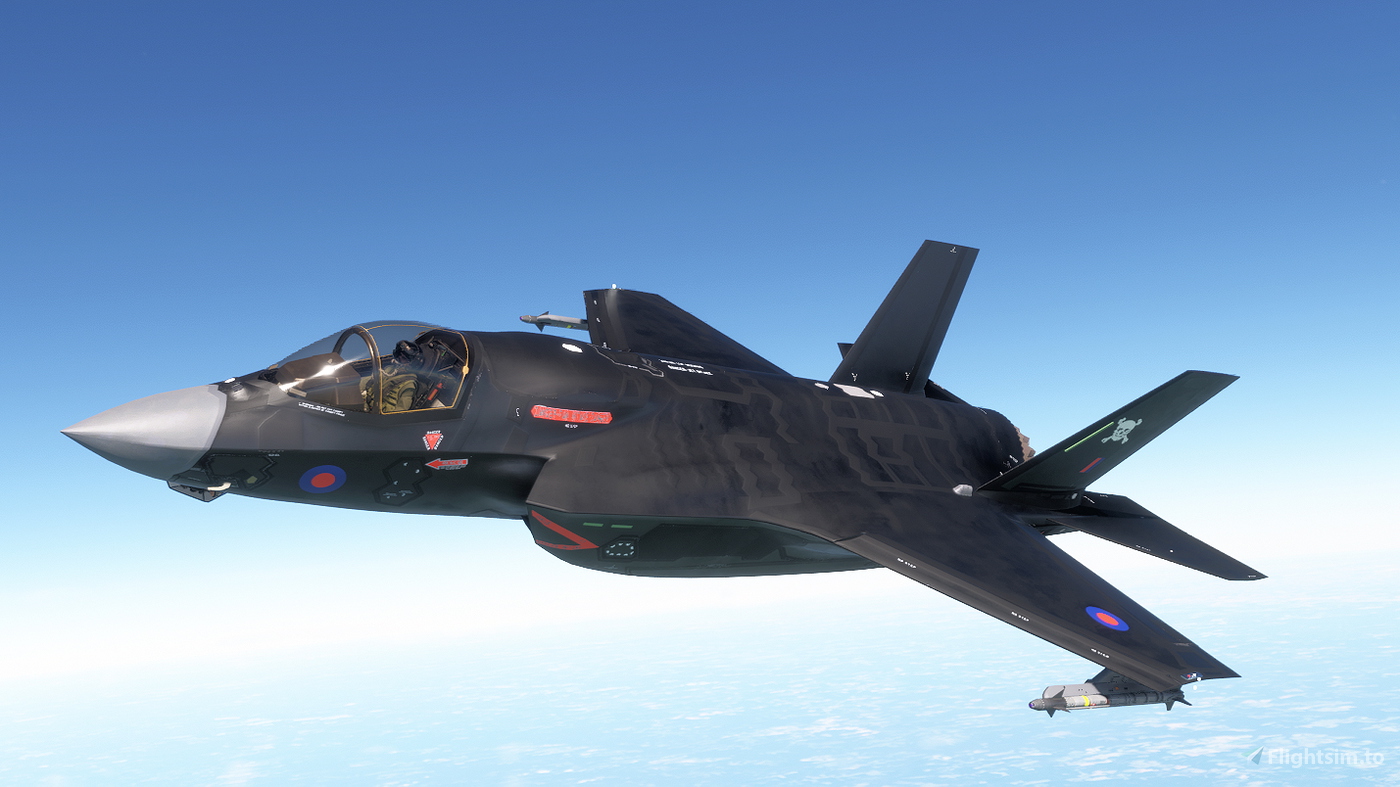 F35b "Aggressor" 100 Sqn RAF for Microsoft Flight Simulator | MSFS