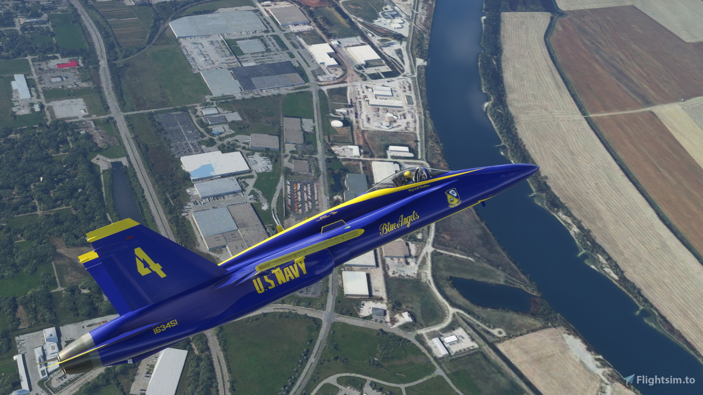 F/A-18C Blue Angels #2-7 for Microsoft Flight Simulator | MSFS