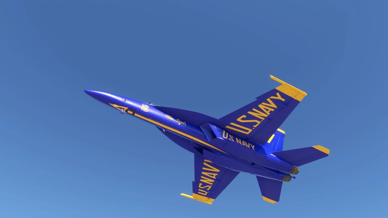 FA-18E BLUE ANGELS PACKAGE for Microsoft Flight Simulator | MSFS