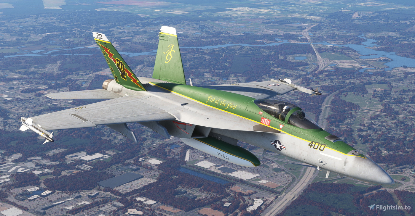 F/A-18E Super Warrior Mod VFA-25 "Fist of the Fleet" for Microsoft ...