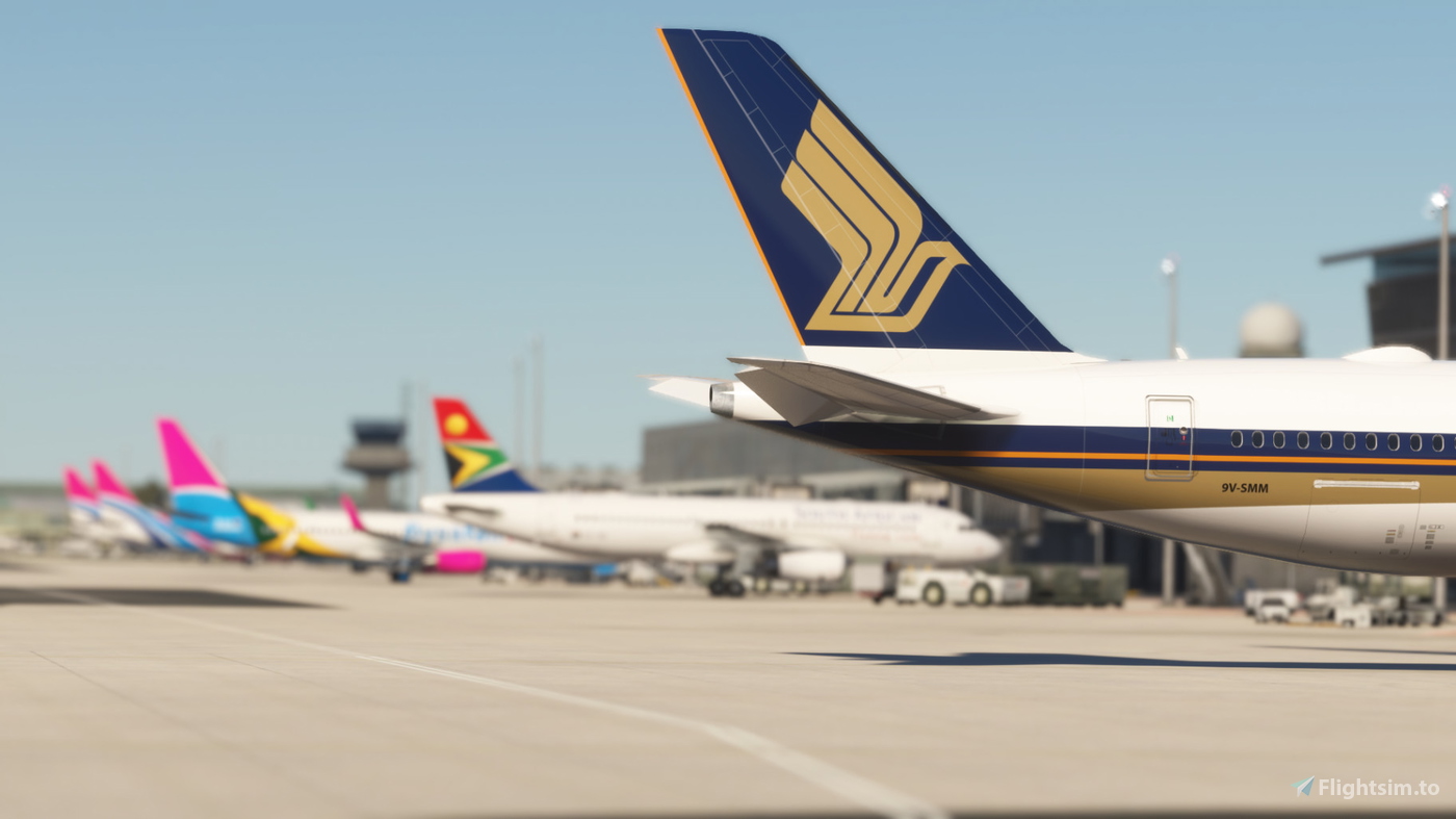 FACT Cape Town FSLTL Static Aircraft for Microsoft Flight Simulator | MSFS