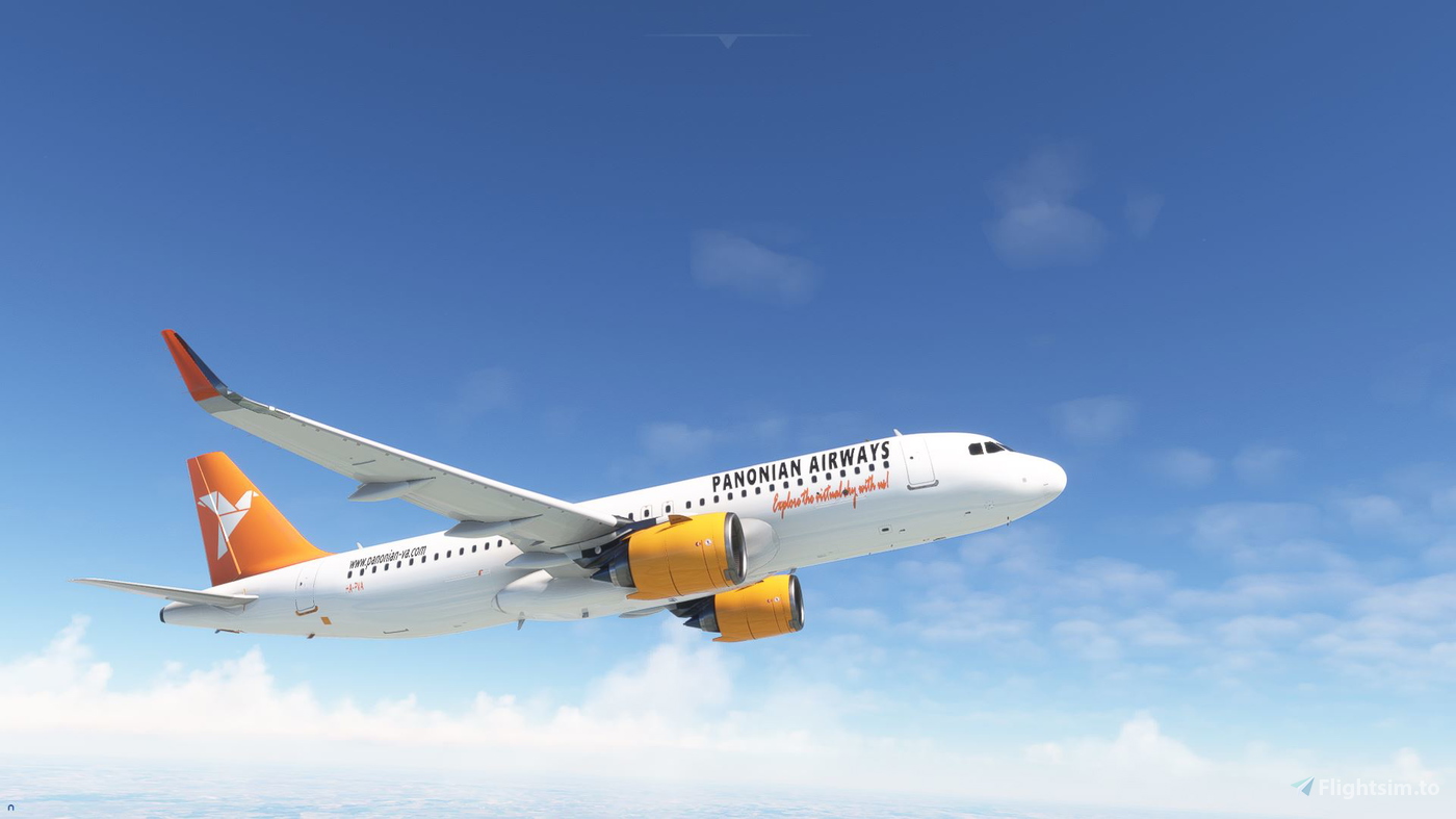[A32NX] FBW A320 Panonian Virtual Airways - Standard Livery for ...