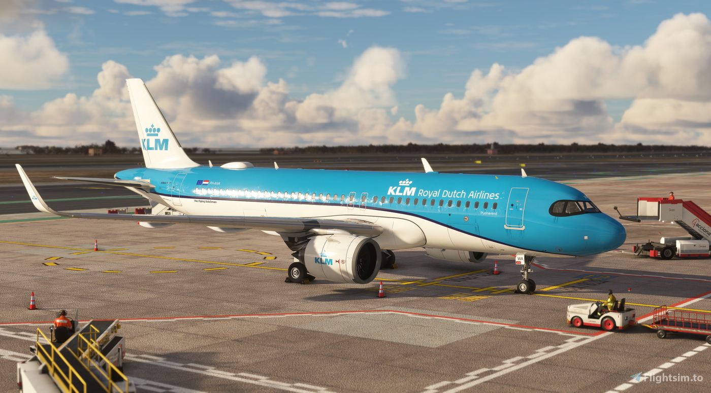 [A32NX] FBW A320NEO KLM New Livery (2024) for Microsoft Flight Simulator | MSFS