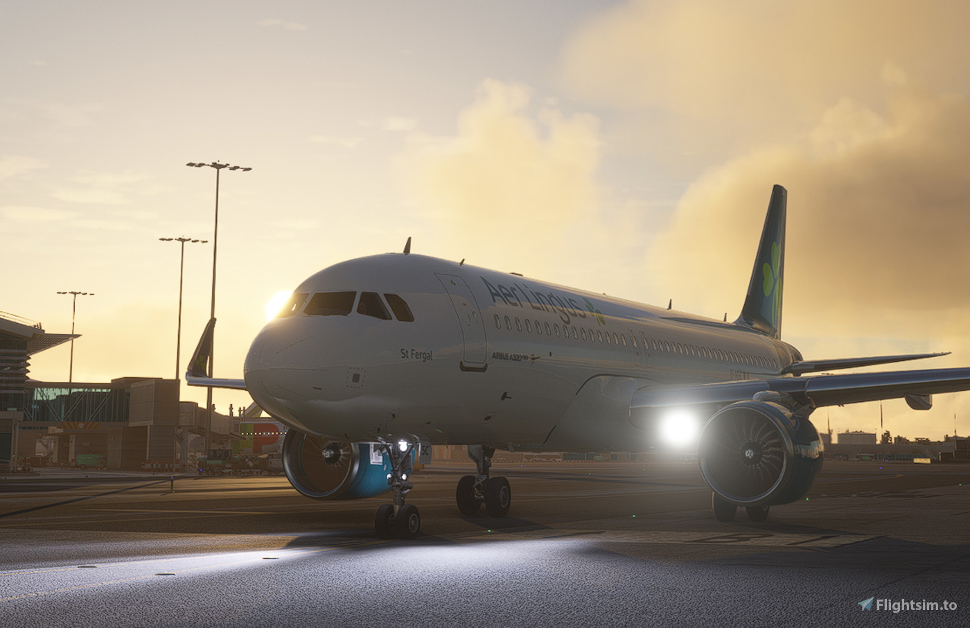 FBW A32NX - Aer Lingus - EI-NSC for Microsoft Flight Simulator | MSFS