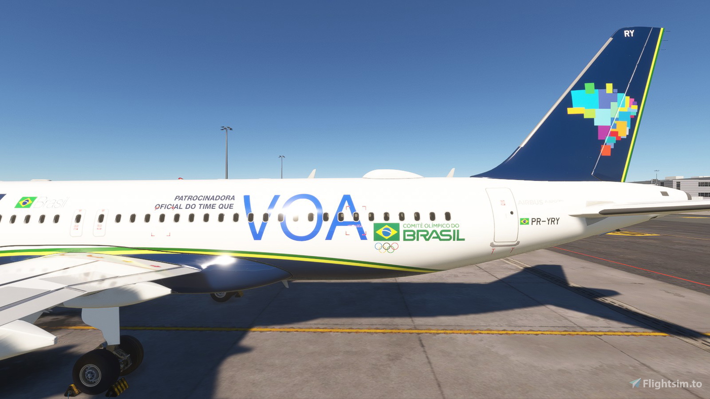 FBW A32NX - Azul Linhas Aereas PR-YRY "Olympic Team" - 8K for Microsoft ...