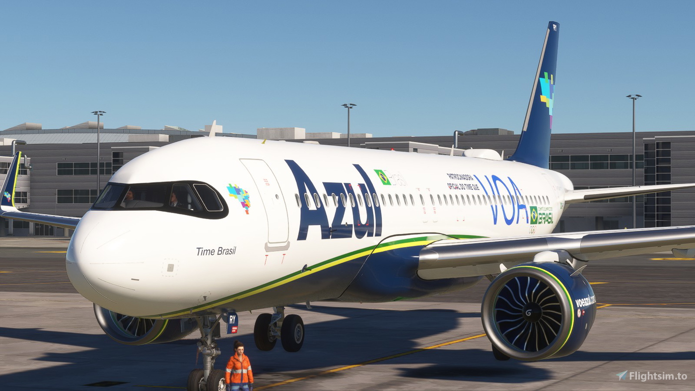 FBW A32NX - Azul Linhas Aereas PR-YRY "Olympic Team" - 8K for Microsoft ...