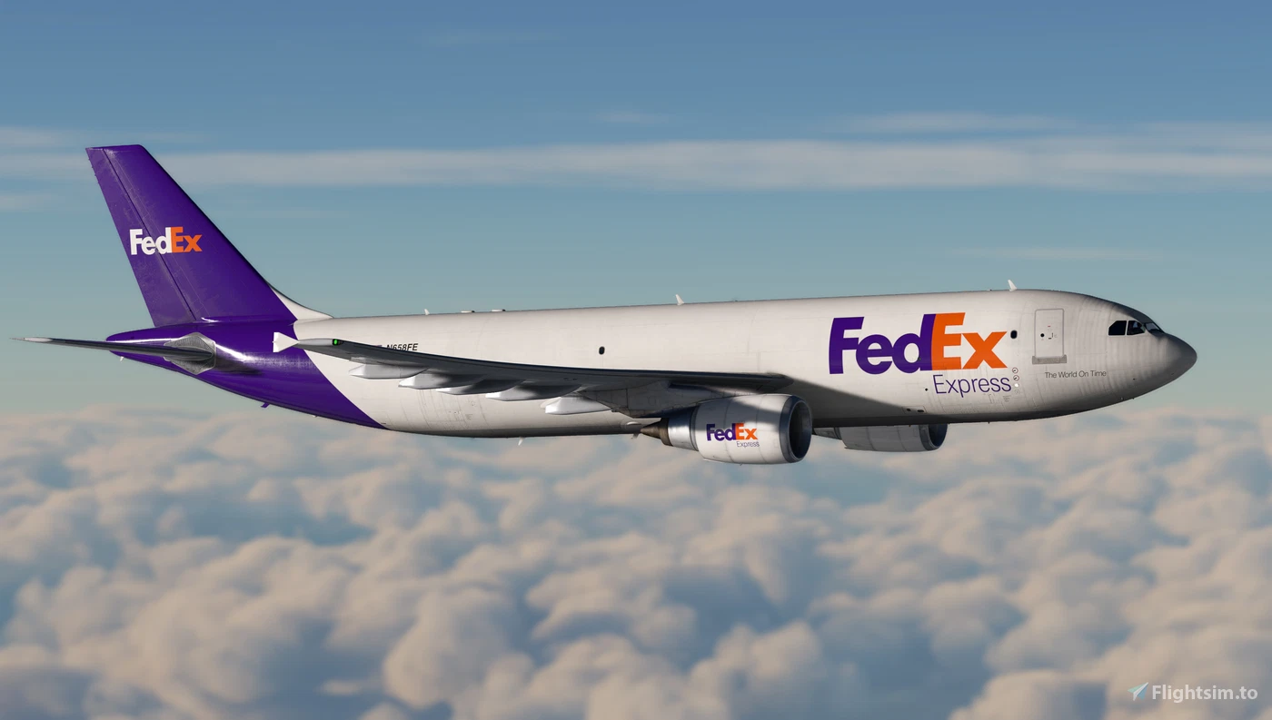 FedEx ( N658FE ) iniBuilds Airbus A300-600R(F) - 8K for Microsoft ...