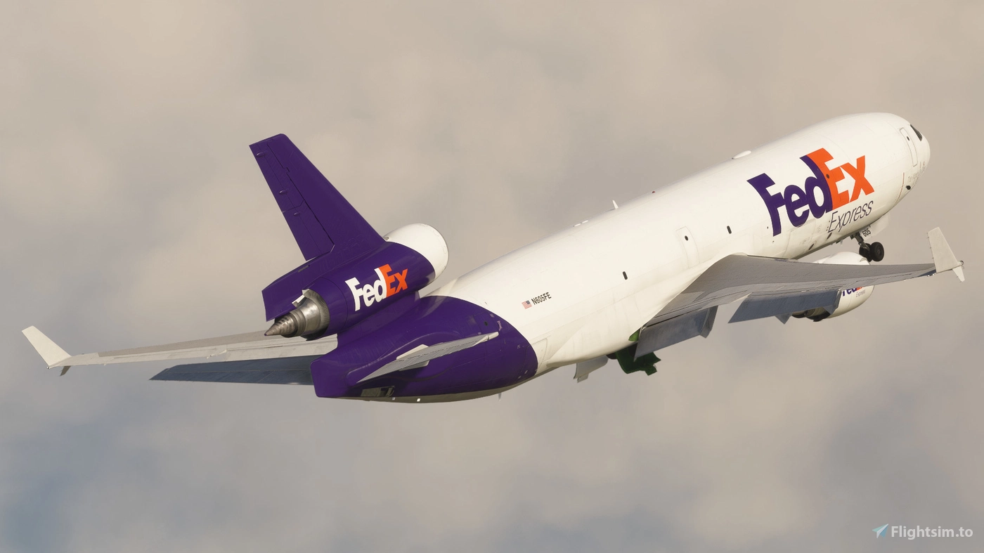 FedEx (N605FE) - TFDi Design MD-11 Freighter for Microsoft Flight ...